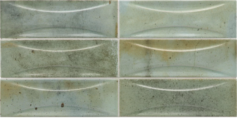 Equipe 2-1/2"x8" Hanoi CELADON ARCO Ceramic Wall Tile | The Tile Alcov ...